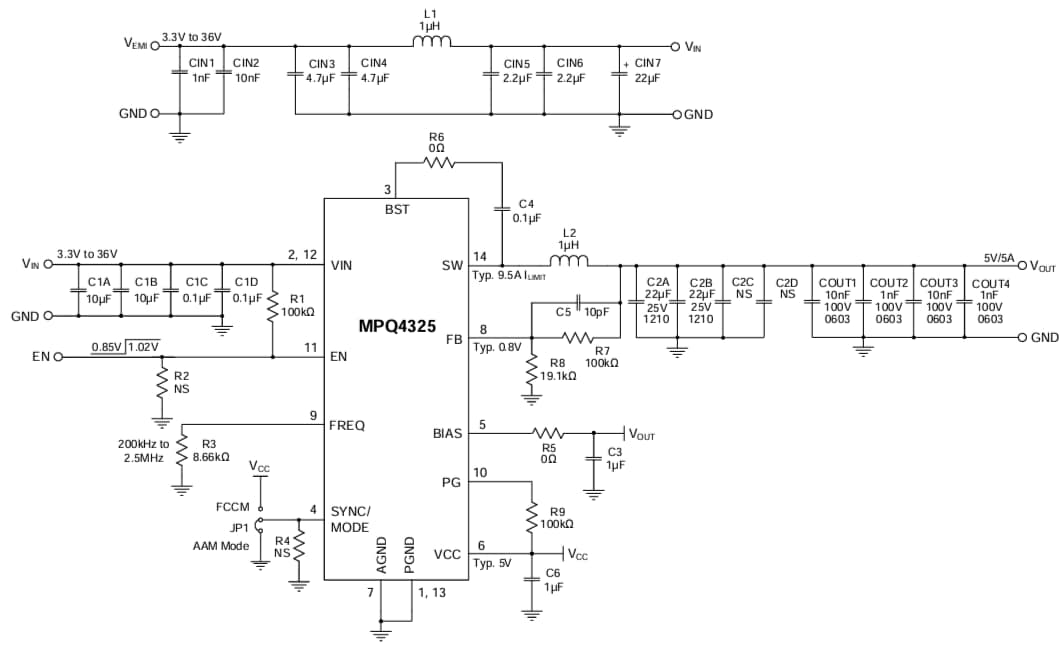 EVQ4325-R-00A Evaluation Board - MPS | Mouser